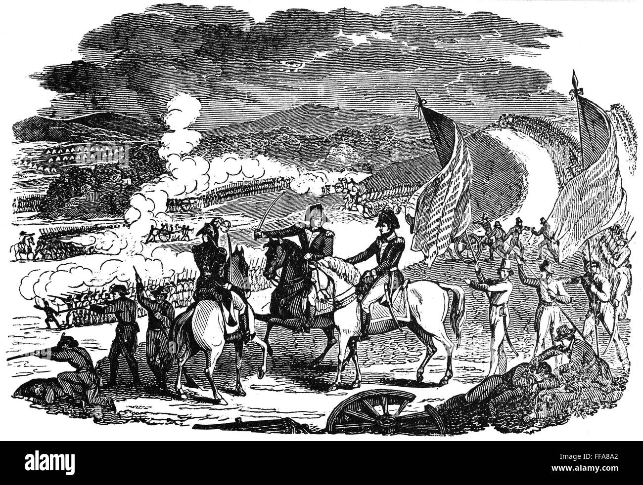 BATTLE OF SARATOGA, 1777. /nAction during the Battle of Saratoga, New ...