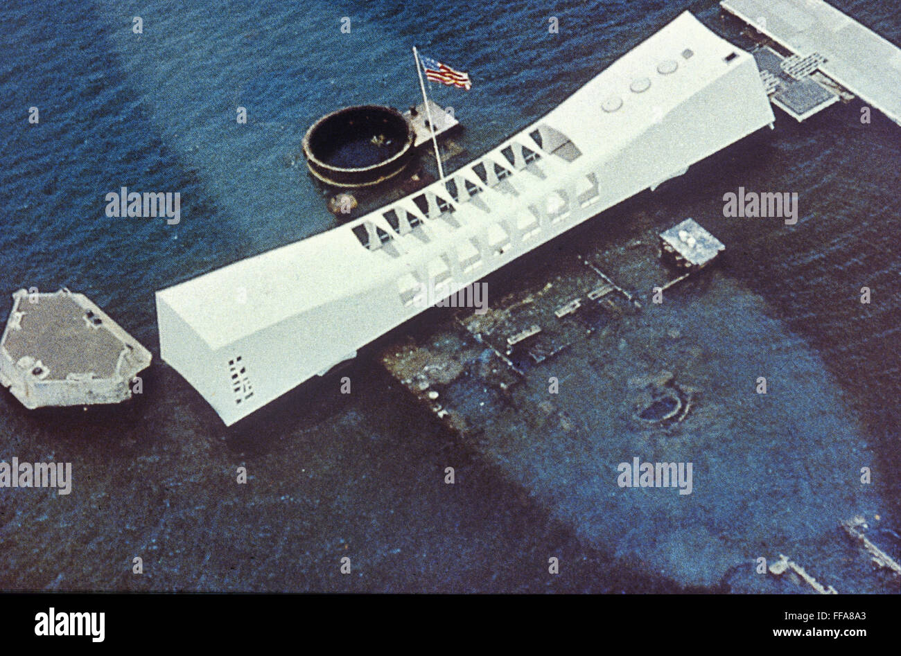 WORLD WAR II: PEARL HARBOR. /nU.S.S. Arizona Memorial, Pearl Harbor ...