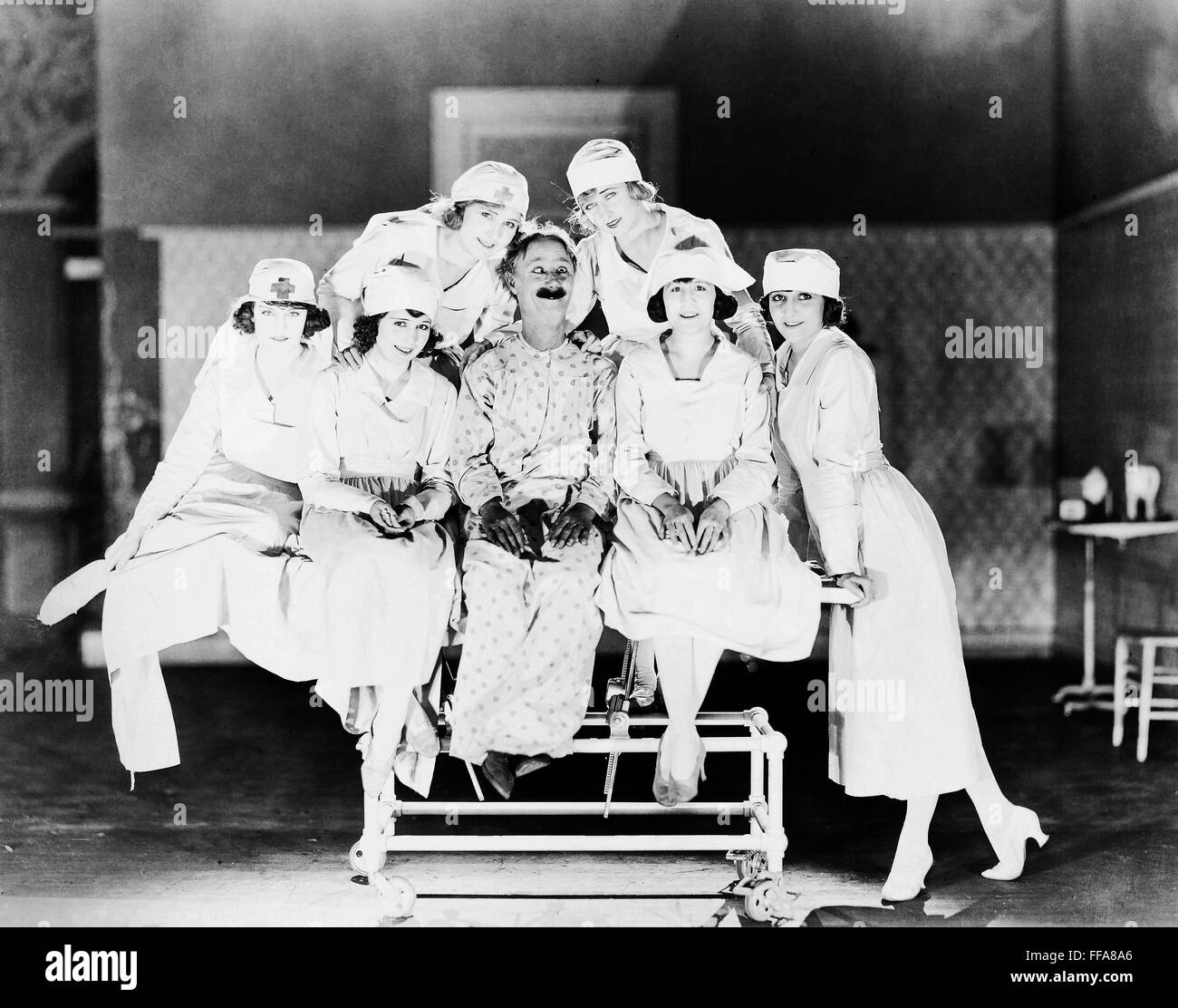 BEN TURPIN (1874-1940). /nAmerican actor. Turpin in a Mack Sennet farce ...