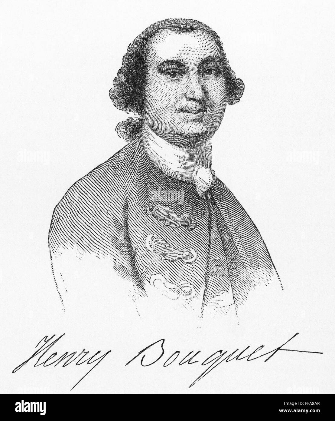HENRY BOUQUET (1719-1765). /nSwiss-born British officer. Steel ...