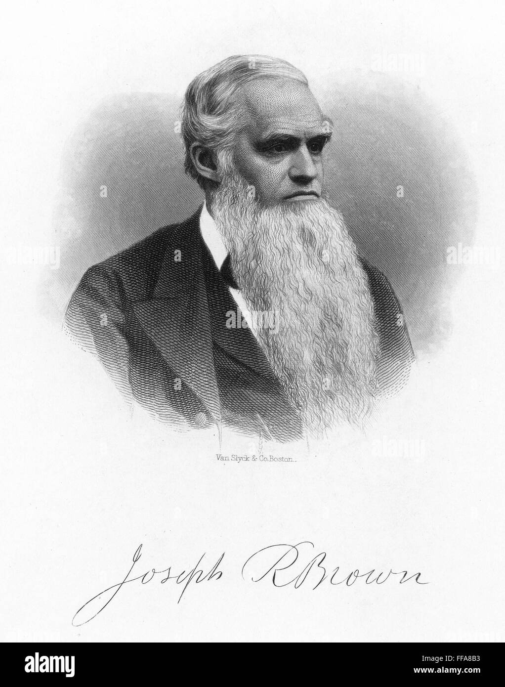 JOSEPH ROGERS BROWN (1810-1876)./nAmerican precision tool inventor and ...