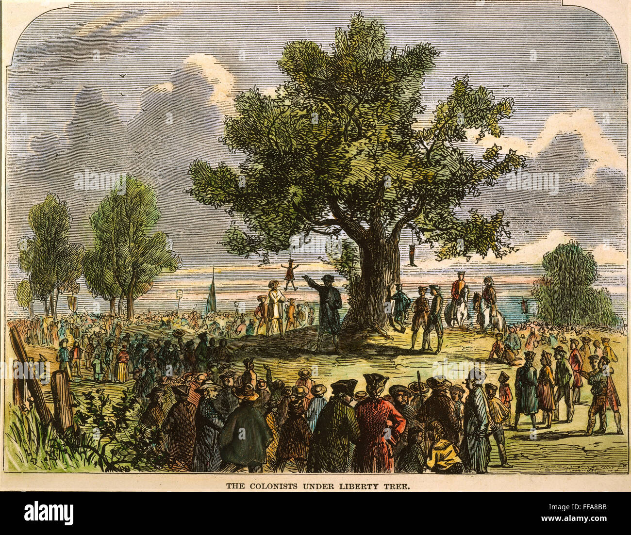 The liberty tree boston hi-res stock photography and images - Alamy