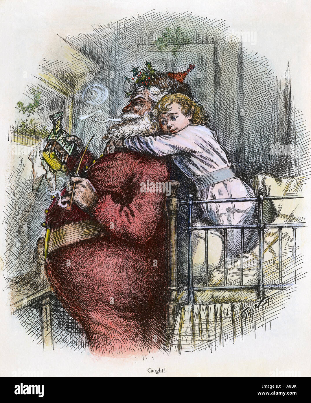 Victorian santa hi-res stock photography and images - Alamy