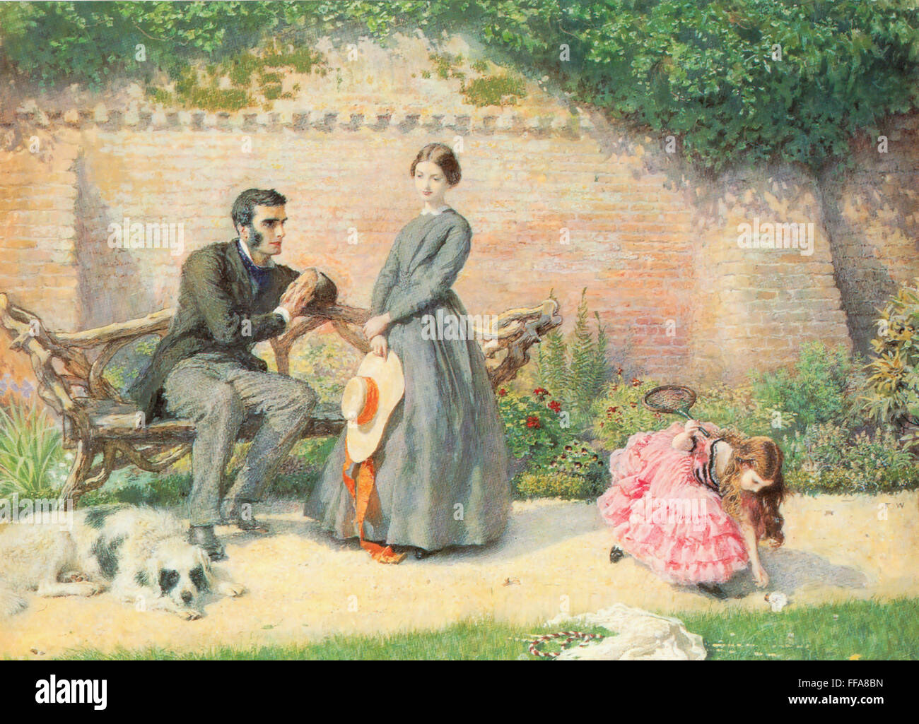 JANE EYRE, 1847. /nBy Charlotte Bronte. 'Rochester and Jane Eyre' and ...