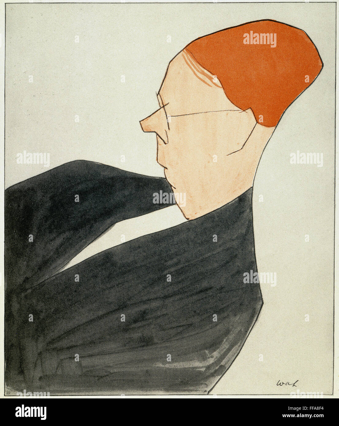 SINCLAIR LEWIS (1885-1951). /nAmerican novelist. Drawing, n.d., by ...