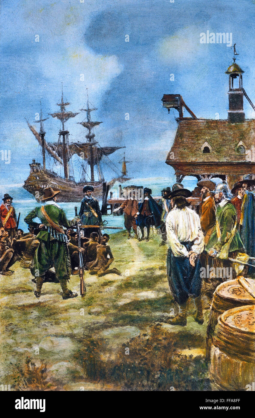 JAMESTOWN: SLAVERY, 1619. /nThe introduction of black slavery into the ...