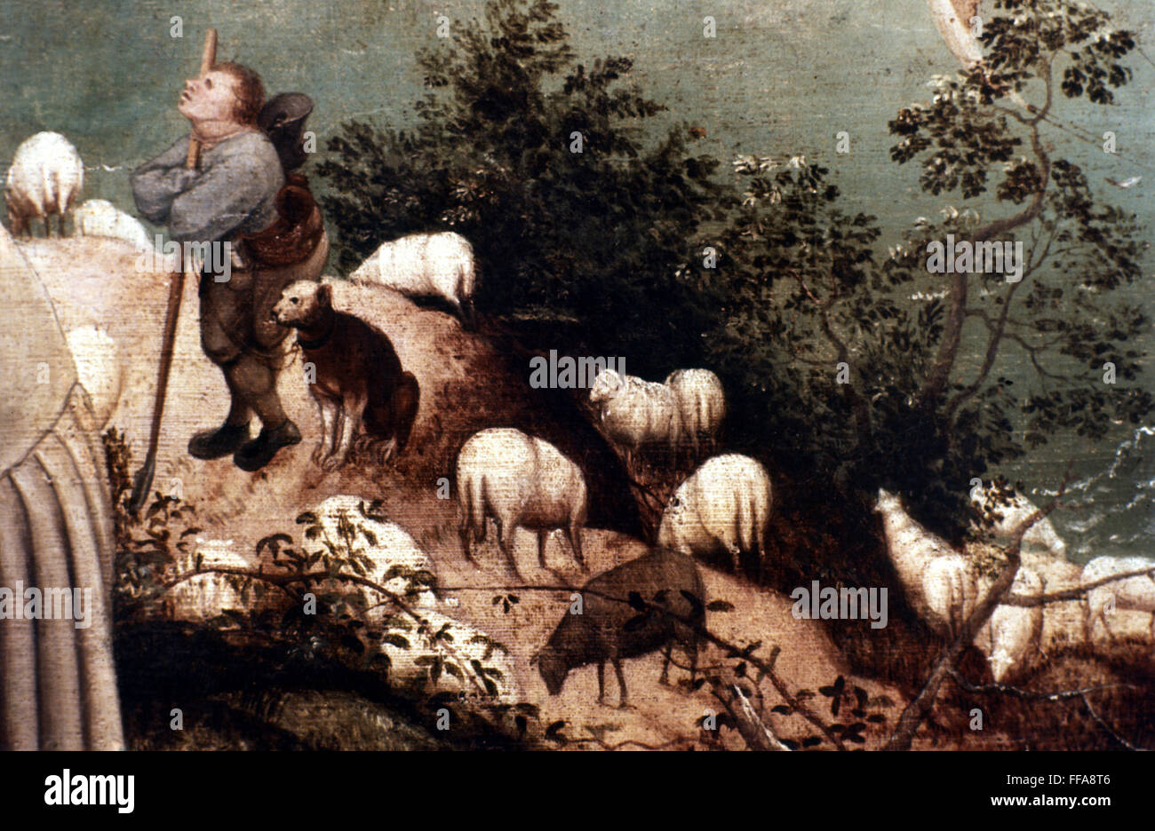 Bruegel Fall Of Icarus Nlandscape With The Fall Of Icarus Detail Oil On Panel