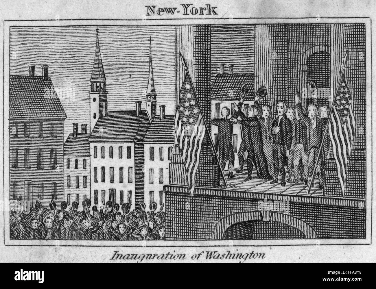 WASHINGTON: INAUGURATION. /nThe inauguration of George Washington as ...