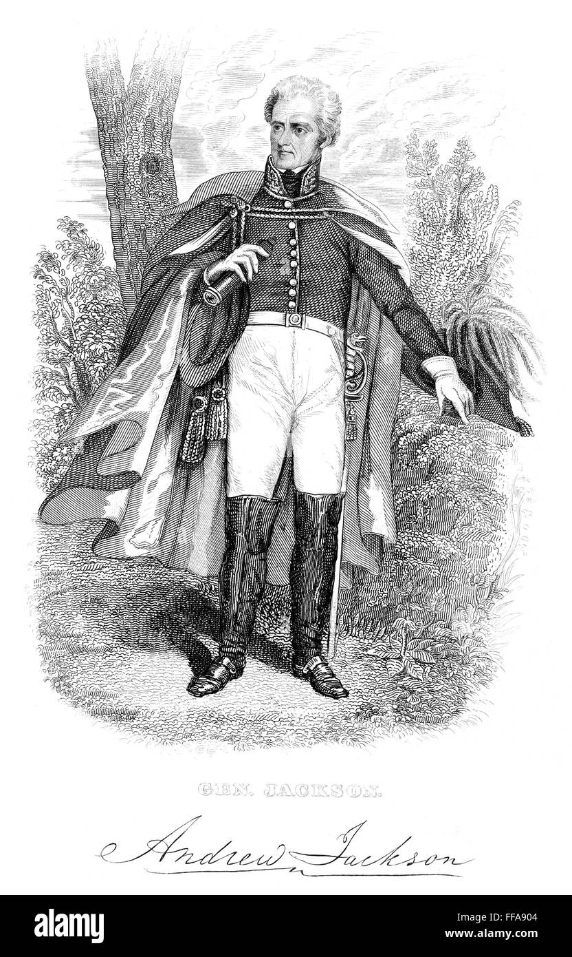 ANDREW JACKSON (1767-1845). /nSeventh President of the United States ...