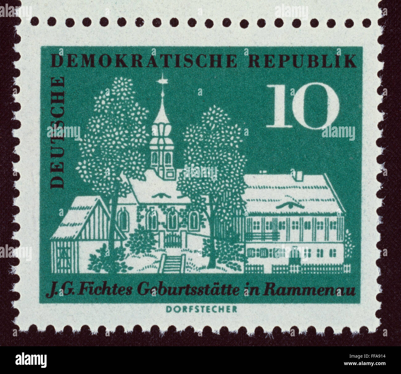 JOHANN GOTTLIEB FICHTE /n(1762-1814). German philosopher. Fichte's ...