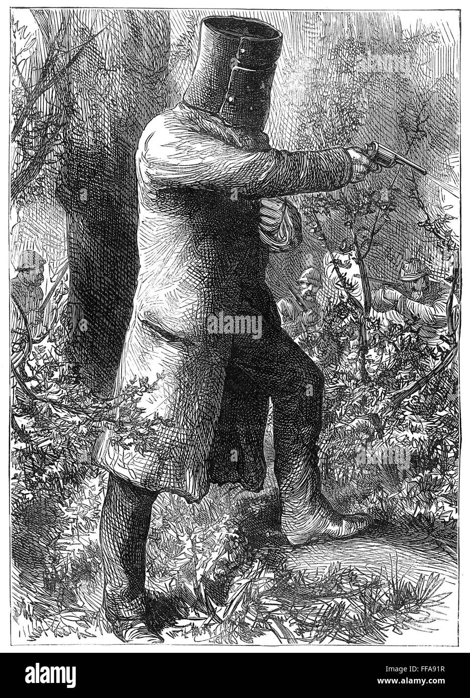 EDWARD ("NED") KELLY/n(1855-1880). Australian bandit. Kelly shown ...