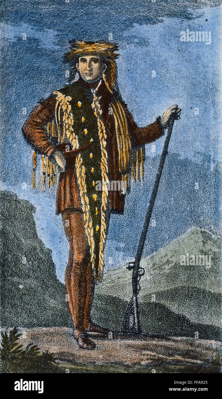 MERIWETHER LEWIS (1774-1809). /nAmerican explorer. Portrait of Lewis ...