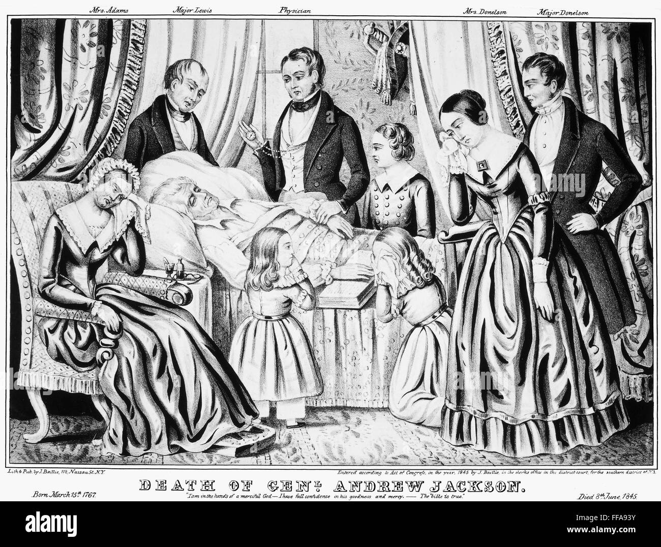 ANDREW JACKSON (1767-1845). /nSeventh President of the United States ...