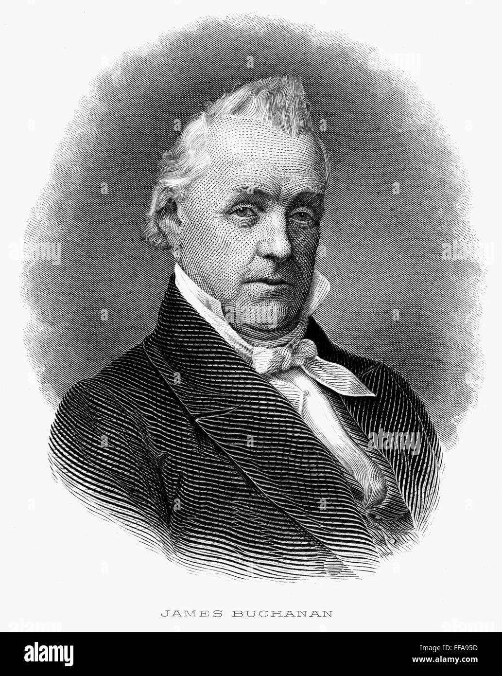JAMES BUCHANAN (1791-1868). /nFifteenth President of the United States ...