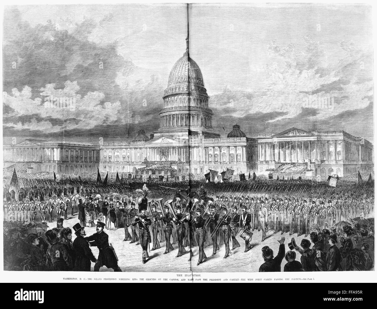 GRANT'S INAUGURATION, 1873. /nThe second inauguration of President ...