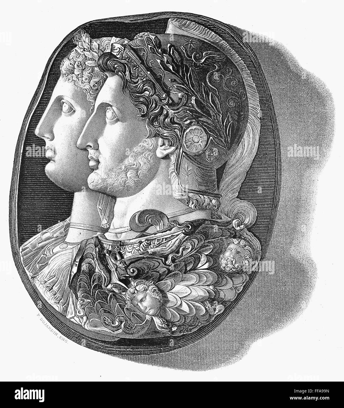 PTOLEMY II (309-246 B.C.). /nCalled Ptolemy Philadelphus. King of Egypt ...