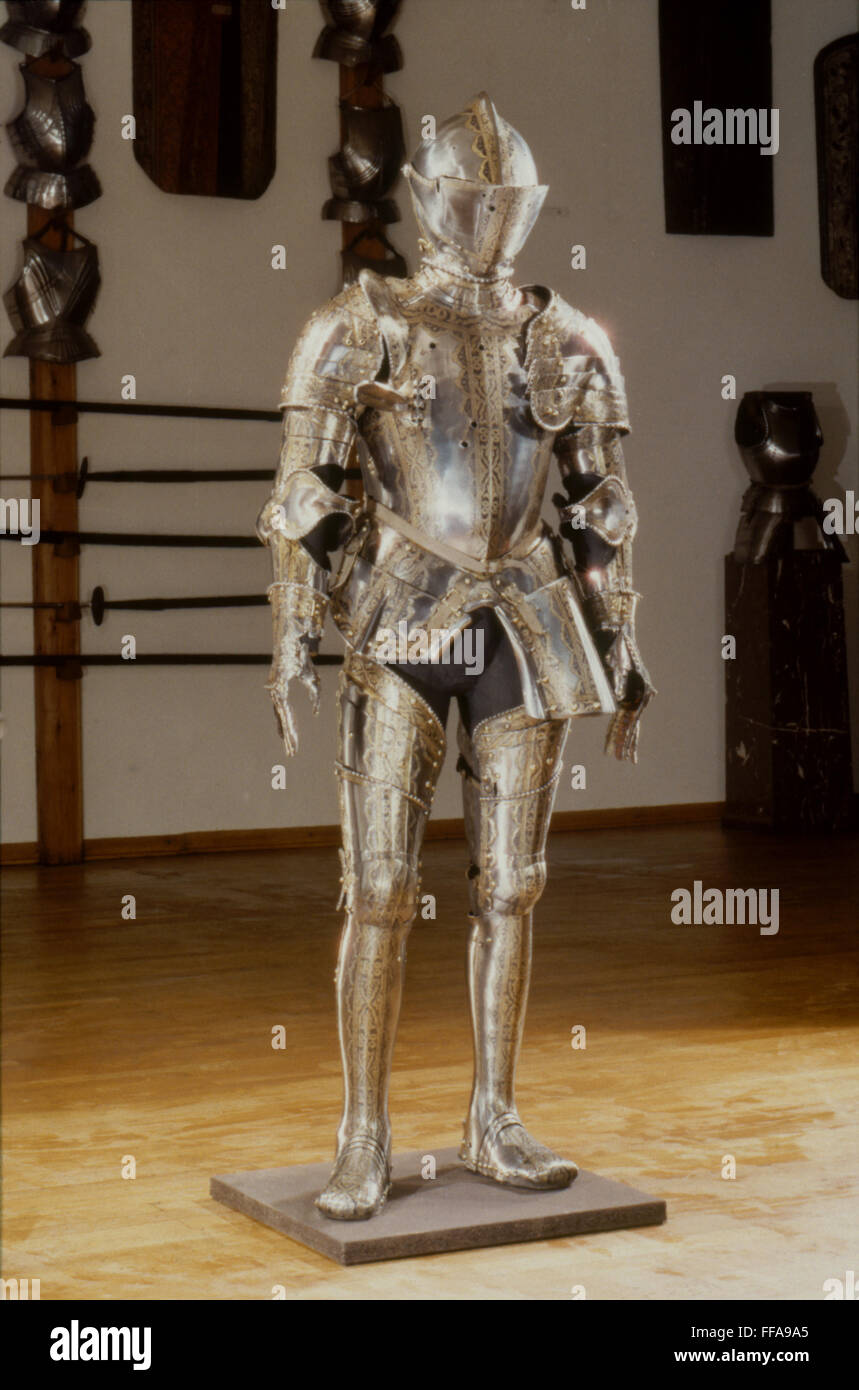 ARMOR, c1550. /nArmor of Prince Maximilian (later Holy Roman Emperor Maximilian II), Augsburg ...