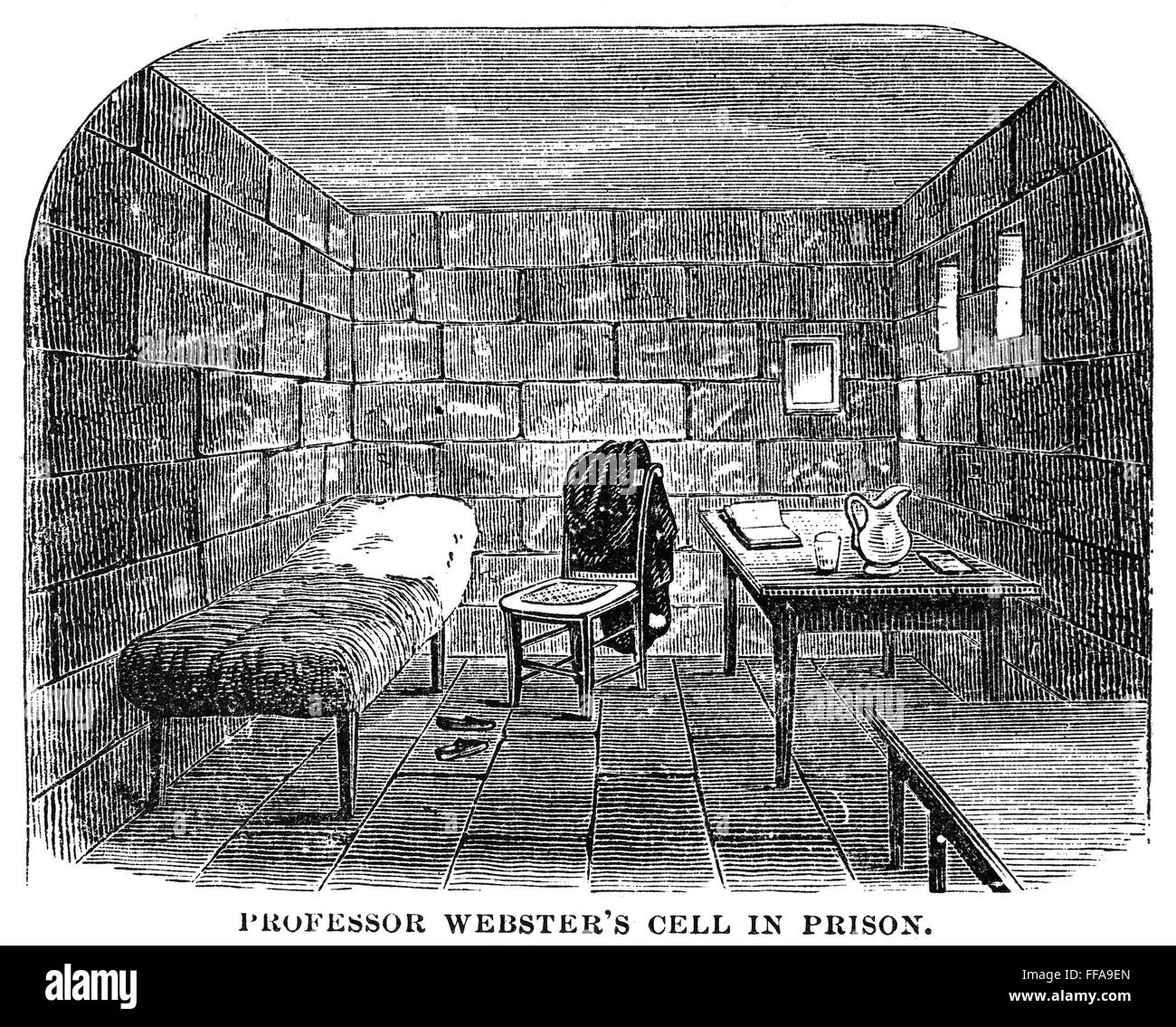 JOHN WHITE WEBSTER /n(1793-1850). American chemistry professor, hanged ...