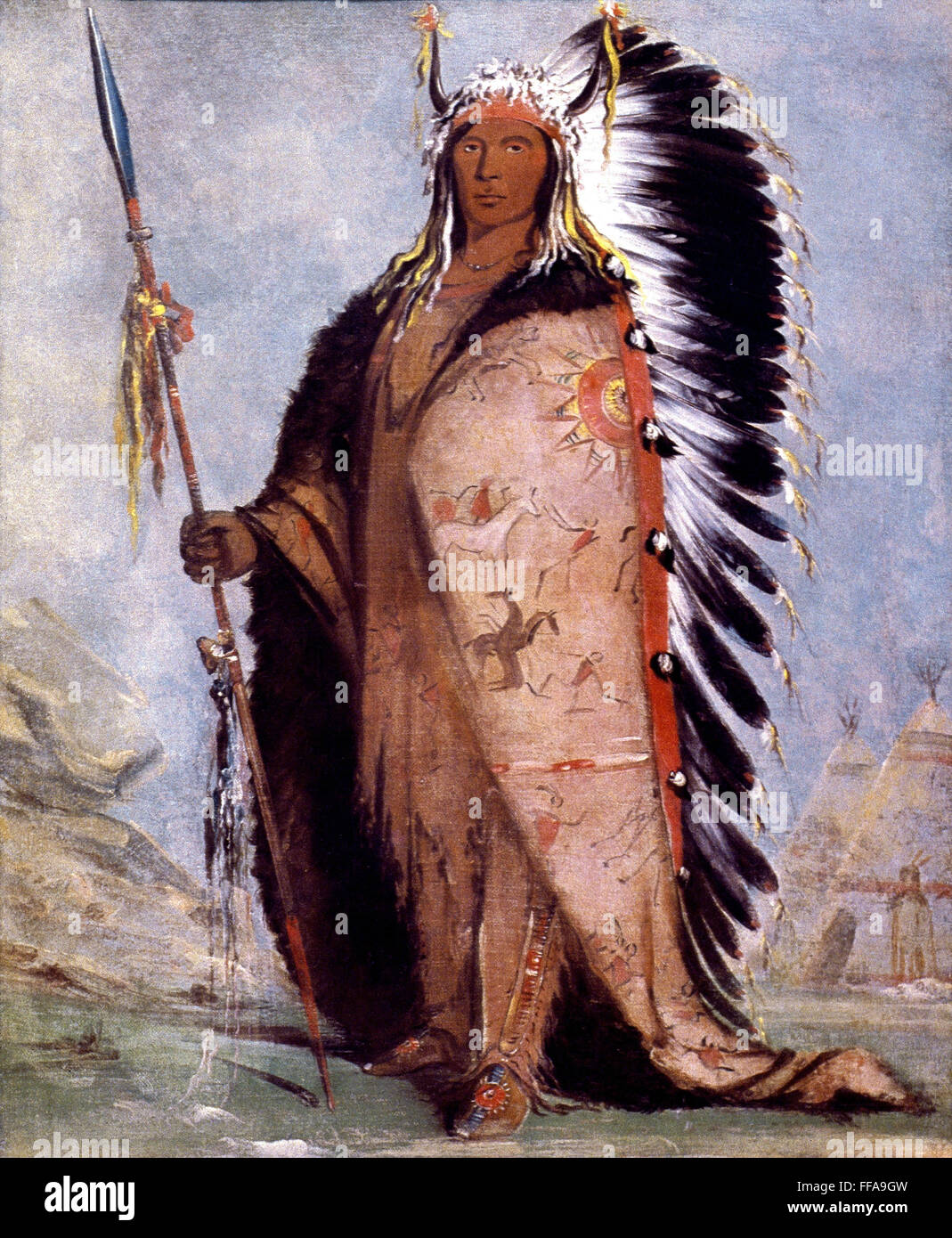 SIOUX CHIEF: BLACK ROCK. /nBlack Rock, chief of Two Kettle Division ...