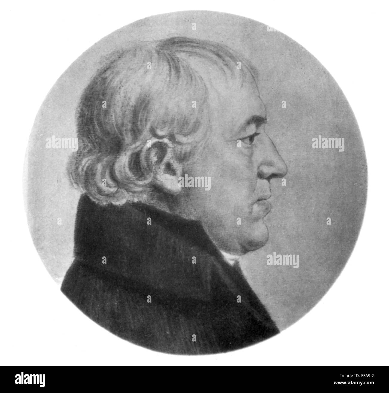 RICHARD BASSETT (1745-1815). /nAmerican political leader. Crayon ...