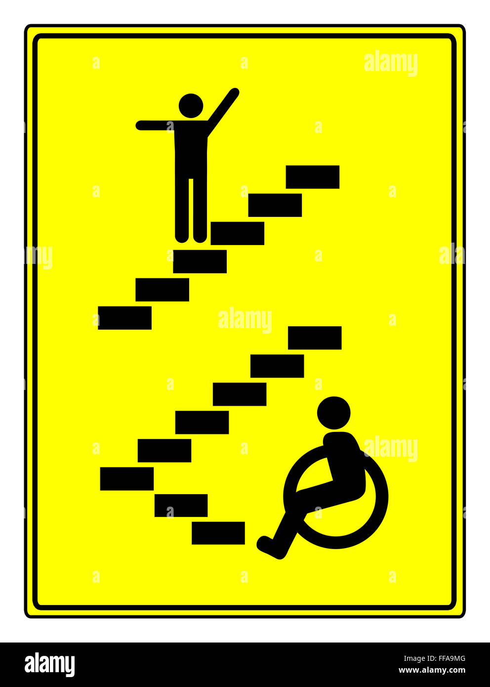 Disabled discrimination Cut Out Stock Images & Pictures - Alamy