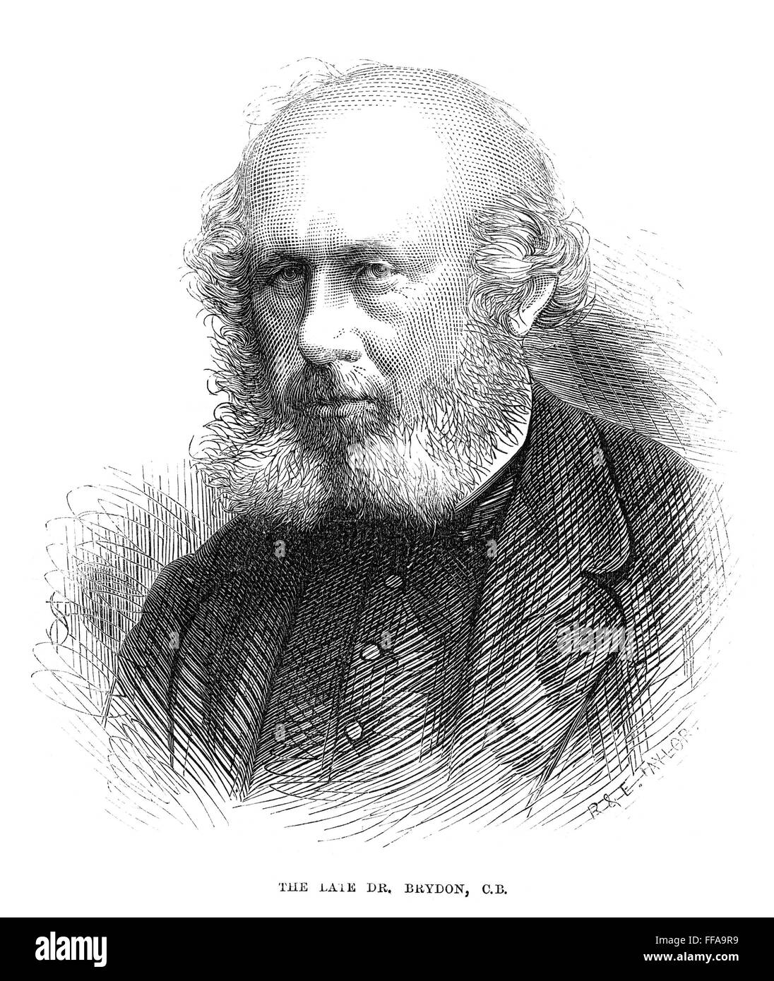 WILLIAM BRYDON (1811-1873)./nEnglish physician; survivor of the British ...