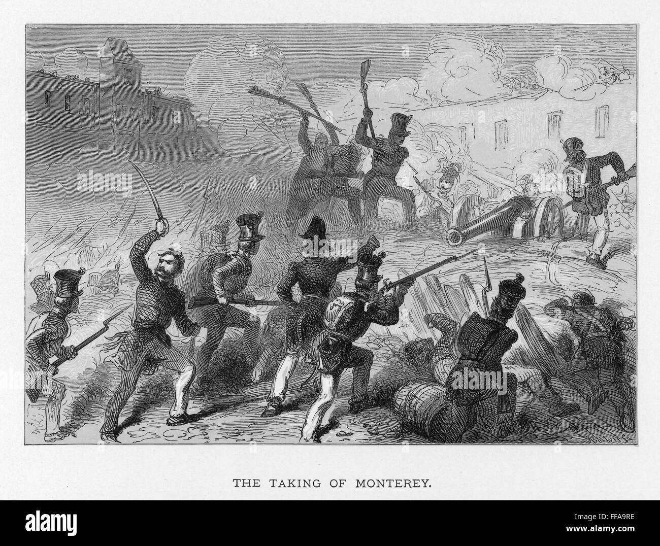 WAR WITH MEXICO (1846-48). /nThe Battle of Monterrey, Sept. 20-24, 1846 ...