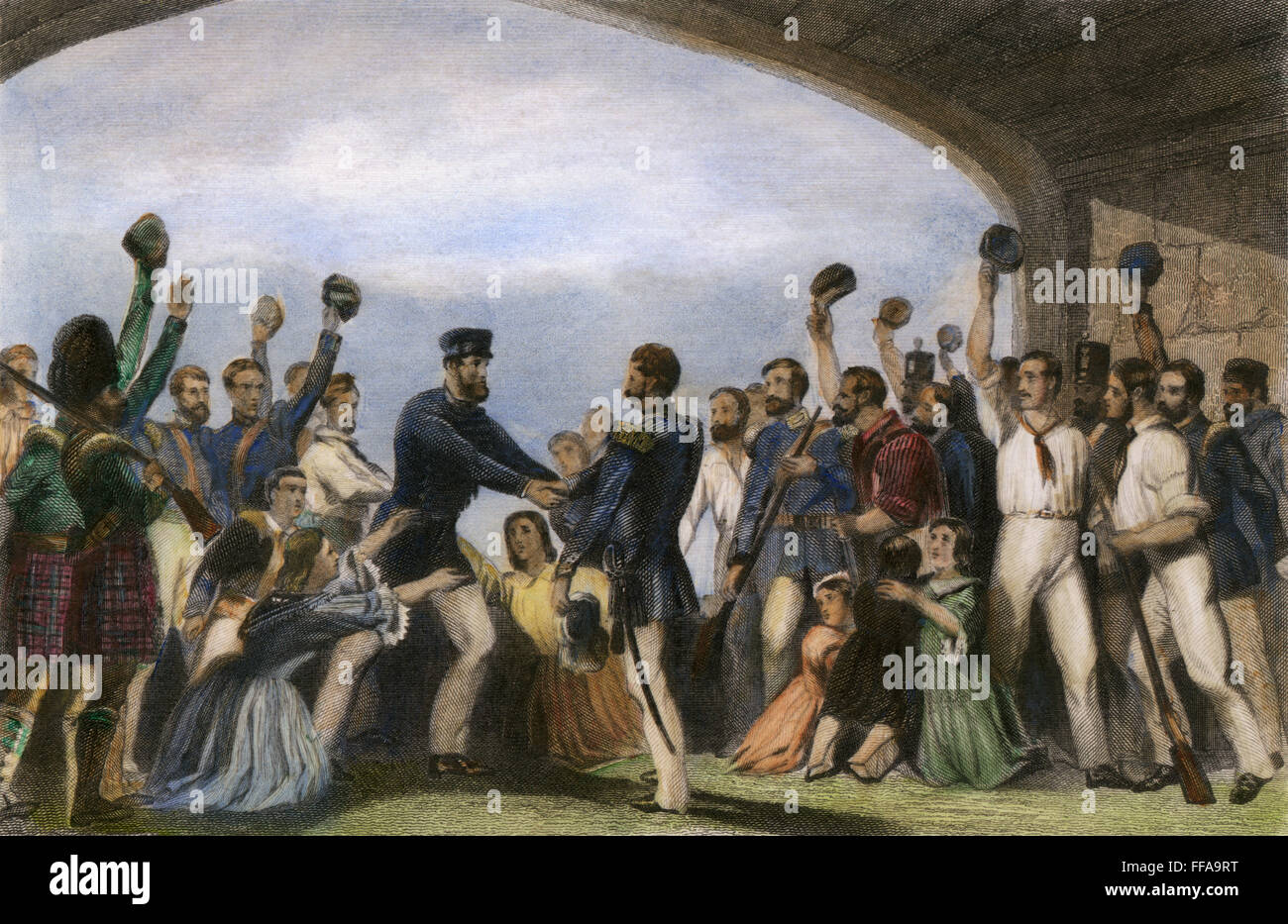 SEPOY REBELLION, 1857. /nThe second relief of Lucknow by General Sir ...