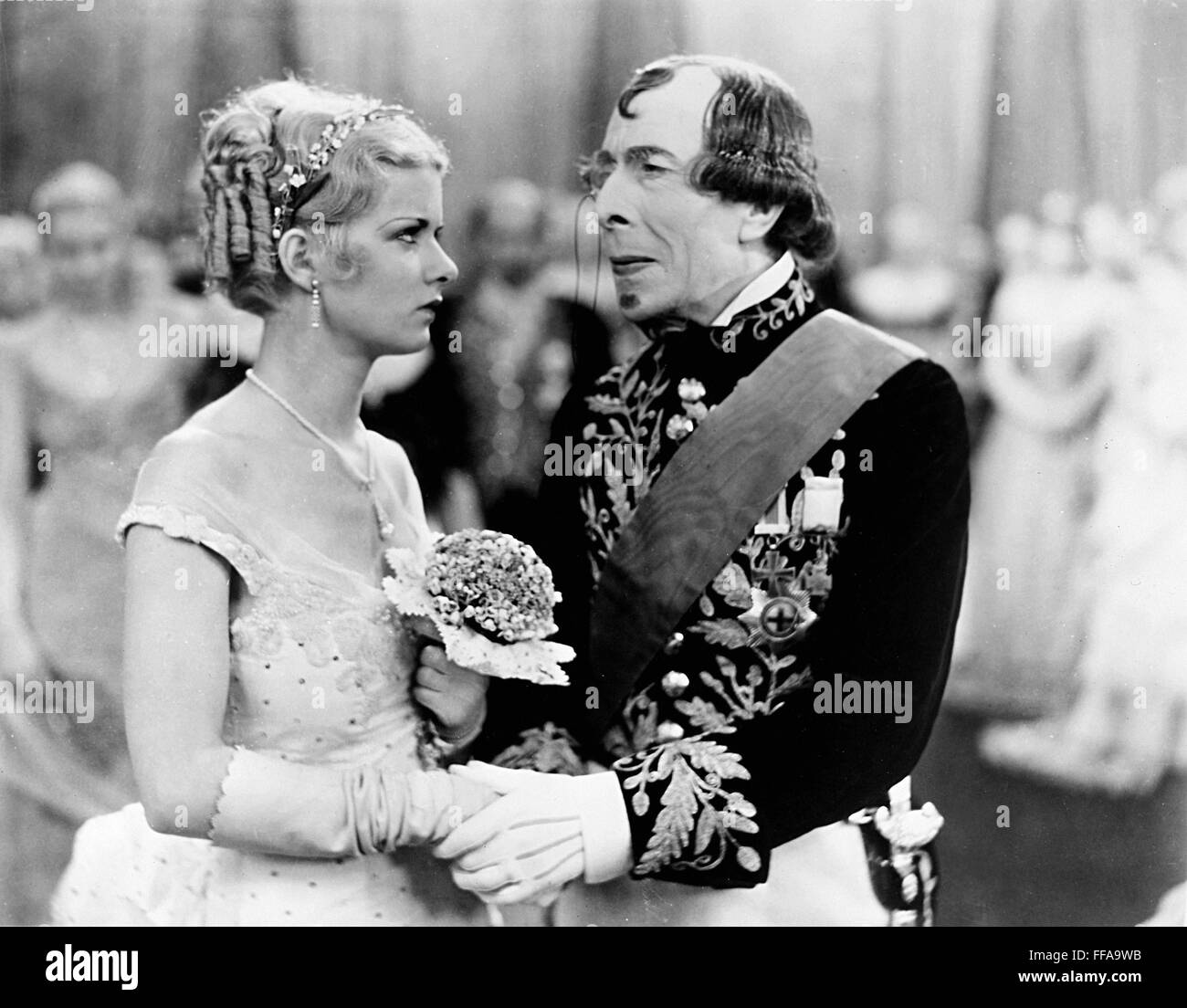 GEORGE ARLISS (1868-1946). /nEnglish actor. Joan Bennett, as Lady ...