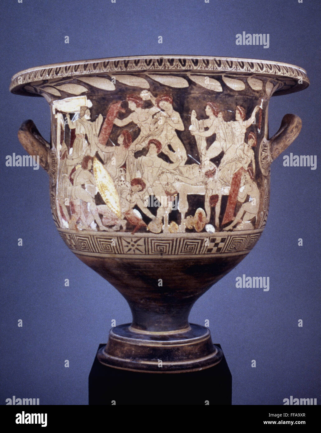 ULYSSES SLAYING SUITORS. /nUlysses slaying the suitors of Penelope ...