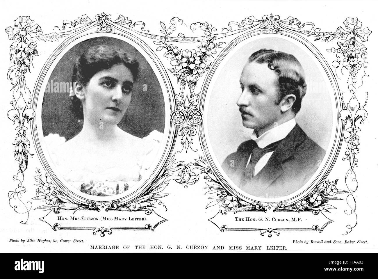 GEORGE NATHANIEL CURZON /n(1859-1925). First Baron and Marquis Curzon ...