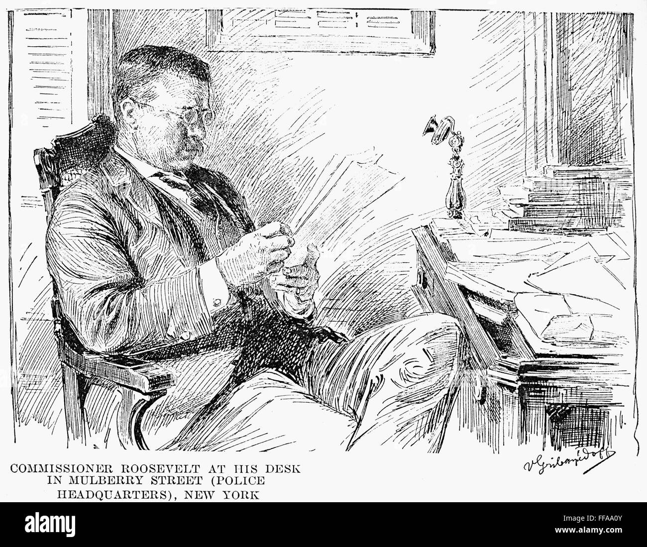 THEODORE ROOSEVELT /n(1858-1919). 26th President of the United States ...