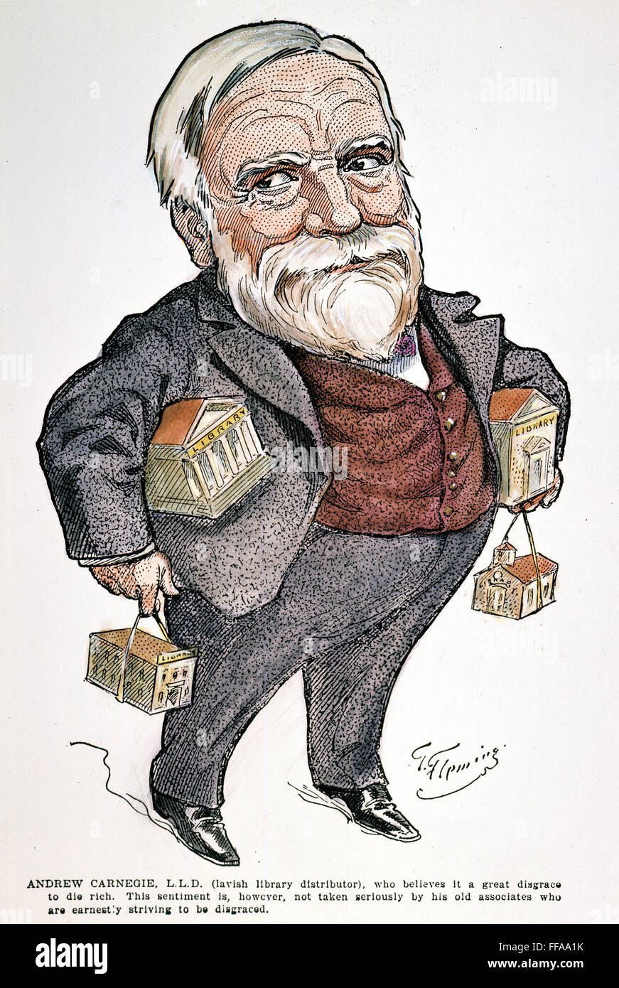 ANDREW CARNEGIE (1835-1919). /nAmerican (Scottish-born) industrialist ...