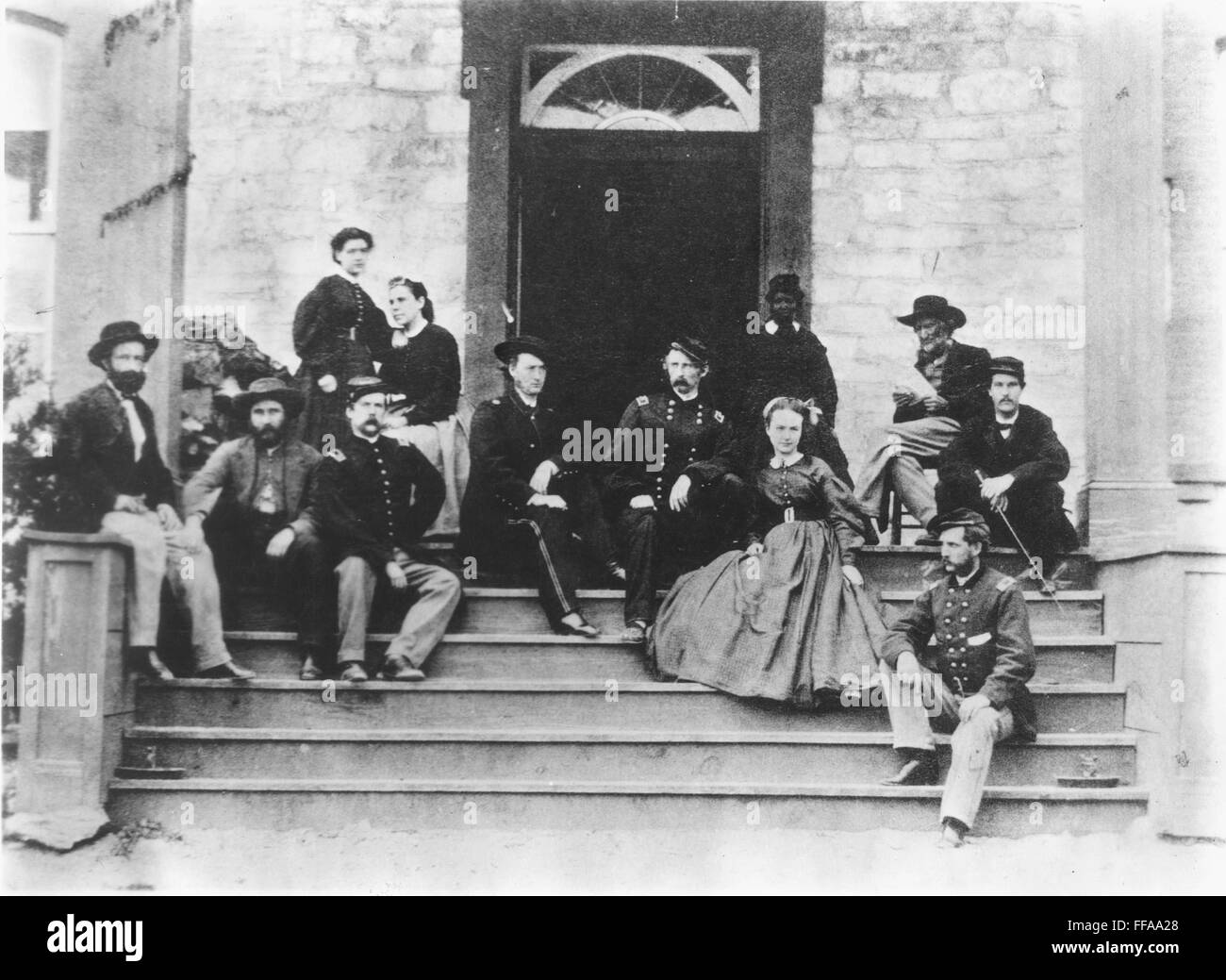 GEORGE ARMSTRONG CUSTER /n(1839-1876). American army officer. Custer at ...