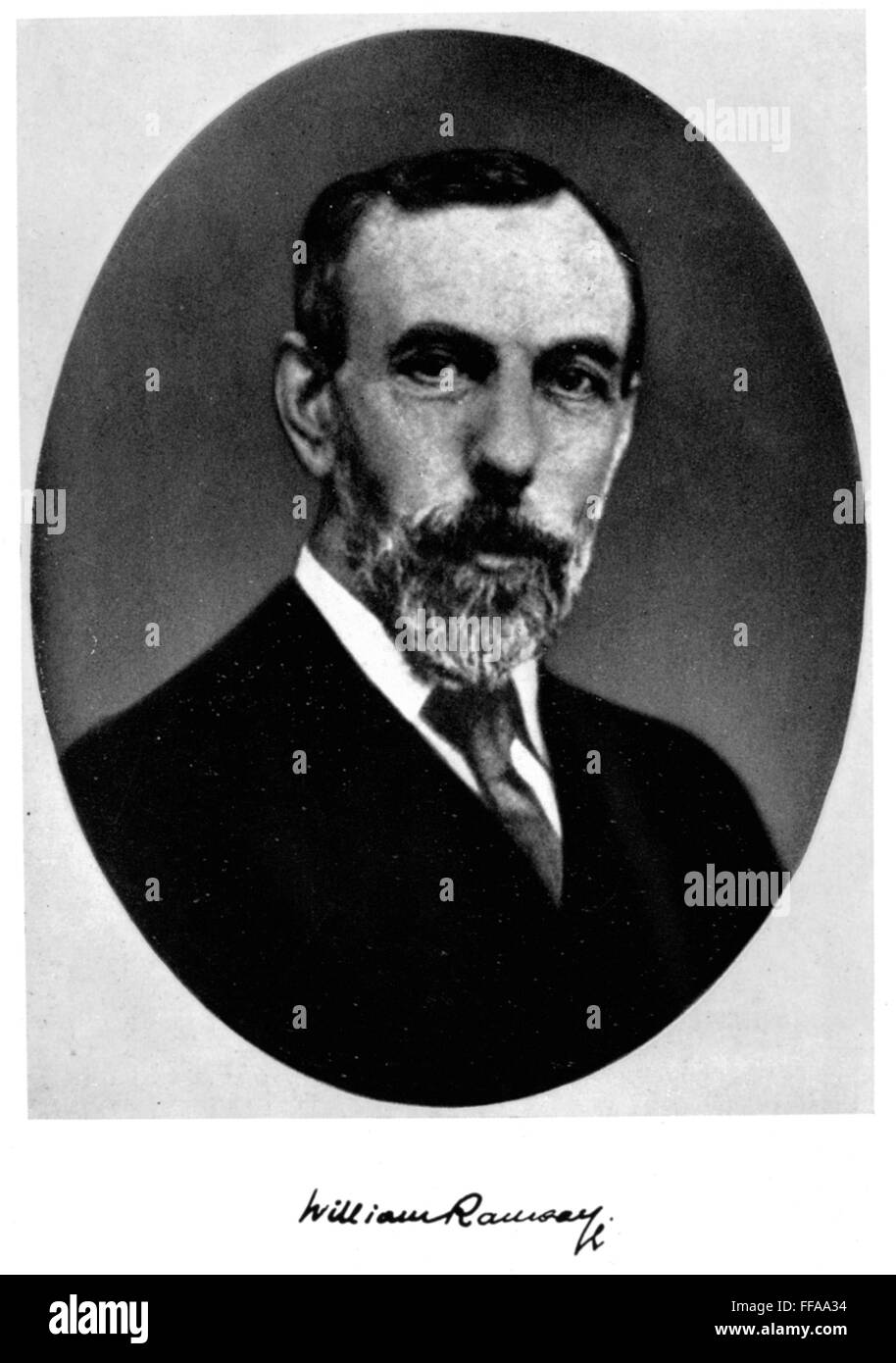 SIR WILLIAM RAMSAY /n(1852-1916). Scottish chemist Stock Photo - Alamy
