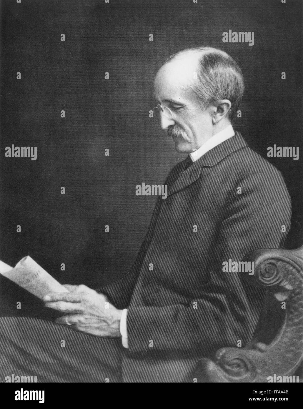 EDWARD LIVINGSTON TRUDEAU /n(1848-1915). American physician Stock Photo ...
