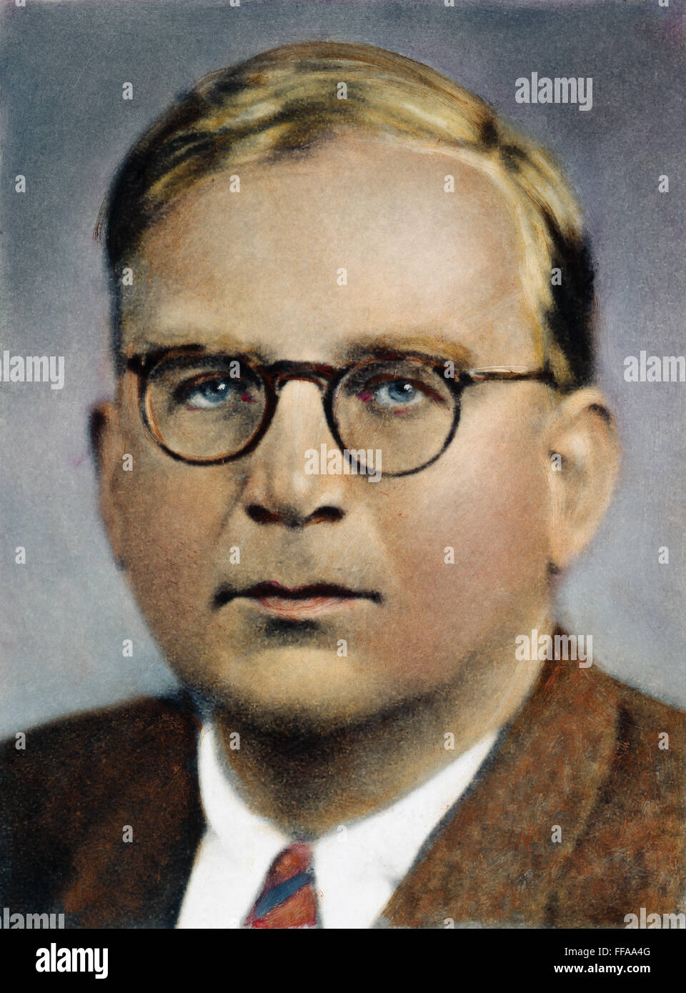 GEORGE GAMOW (1904-1968). /nAmerican physicist. Oil over a photograph ...