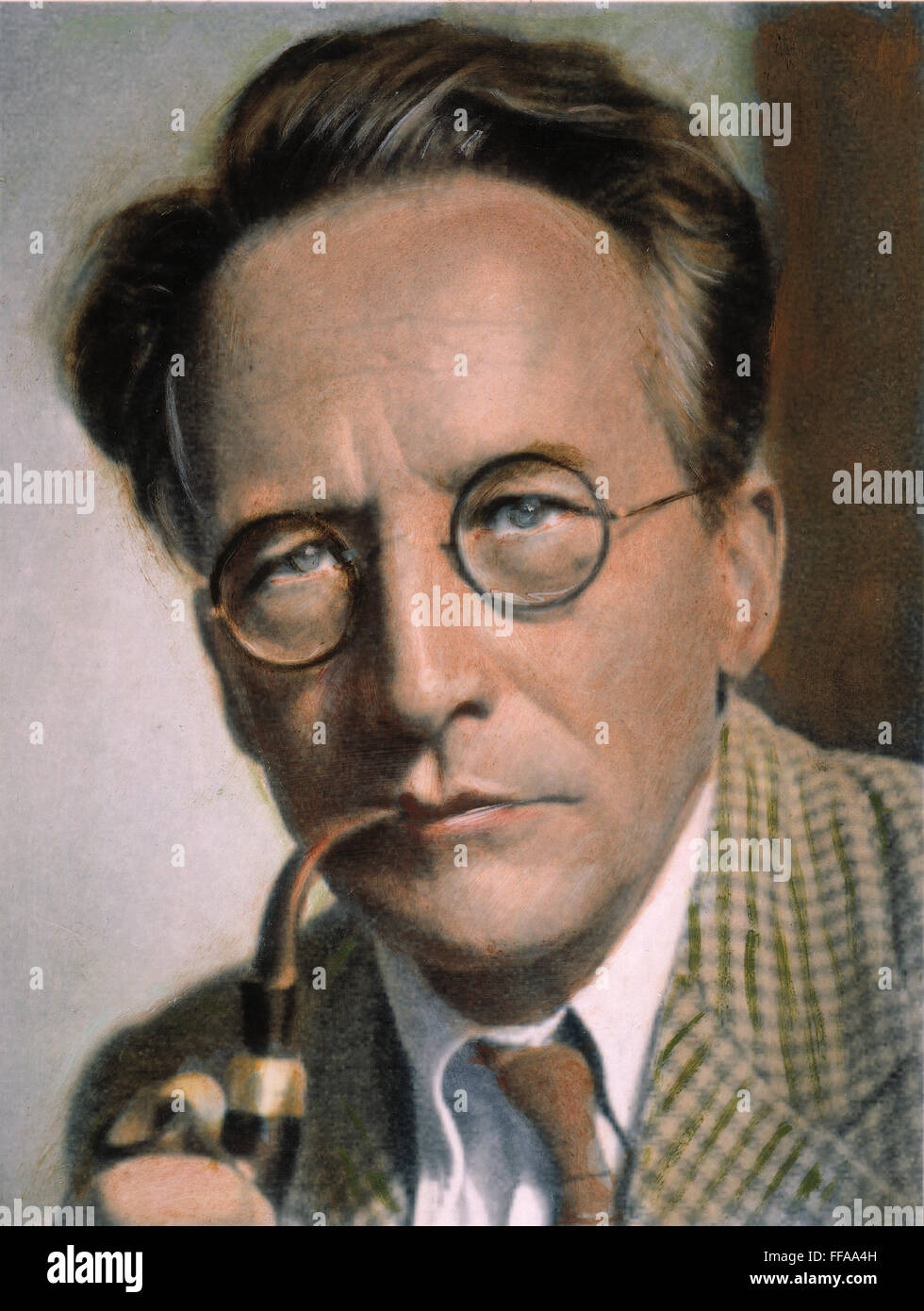 ERWIN SCHRODINGER /n(1887-1961). Austrian physicist. Oil over a ...
