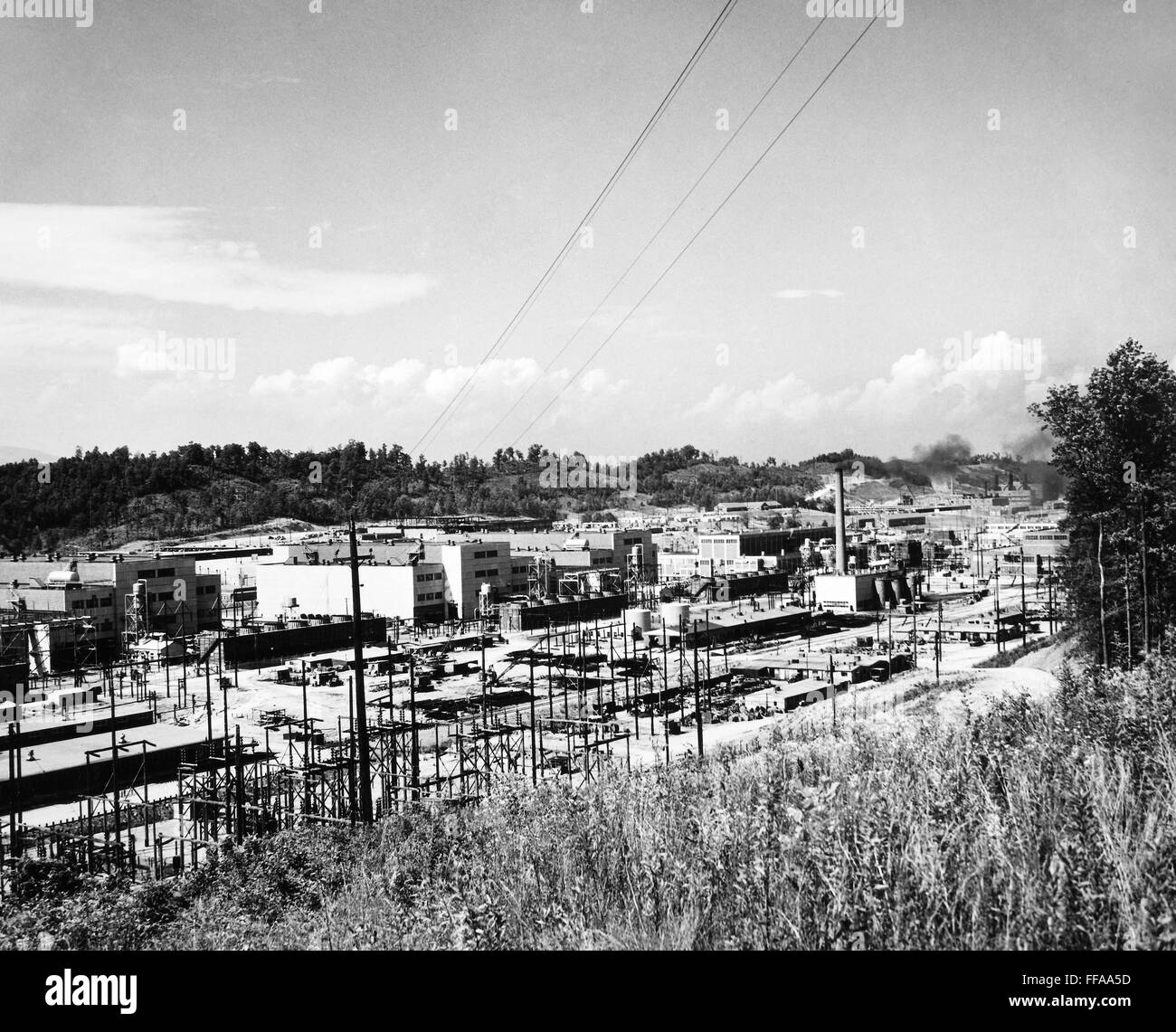 ENGINEER WORKS: TENNESSEE. /nA view of one of the gigantic production ...