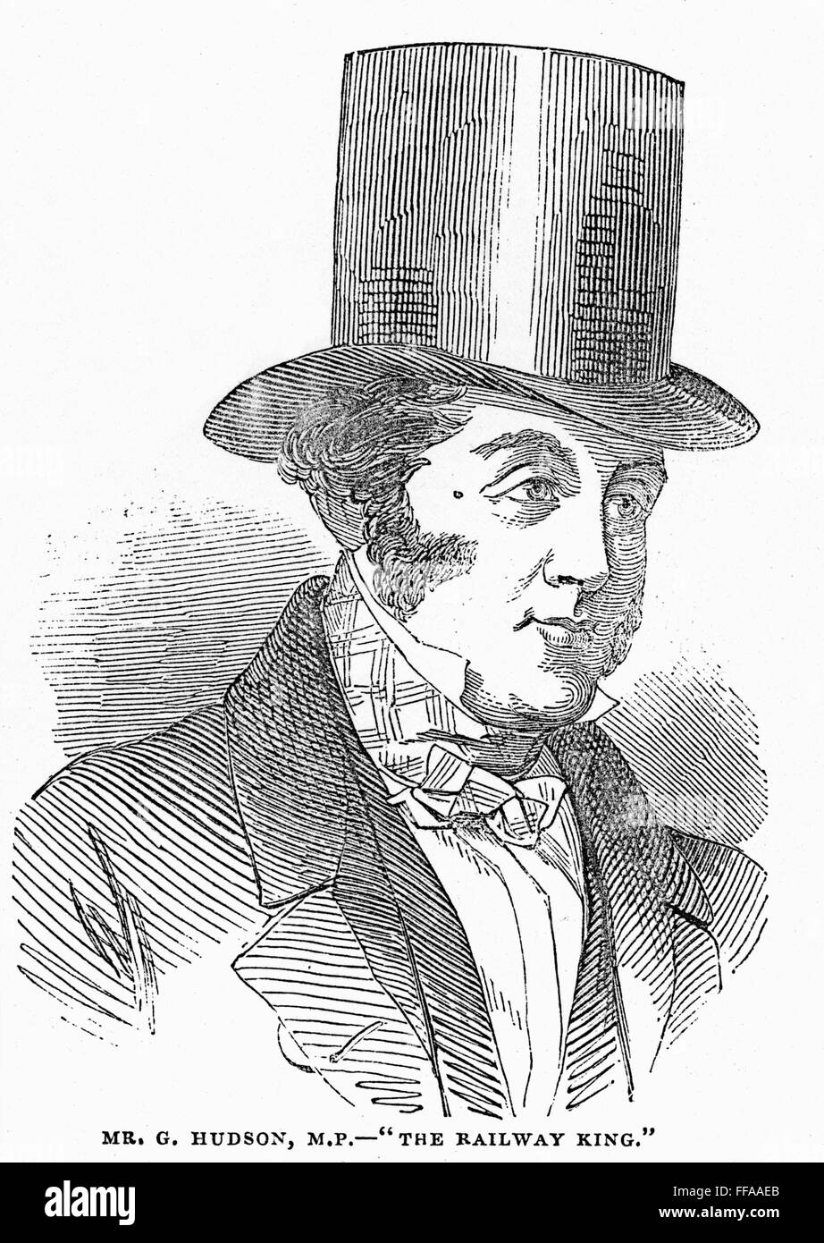 GEORGE HUDSON (1800-1871). /nEnglish railway financier Stock Photo - Alamy