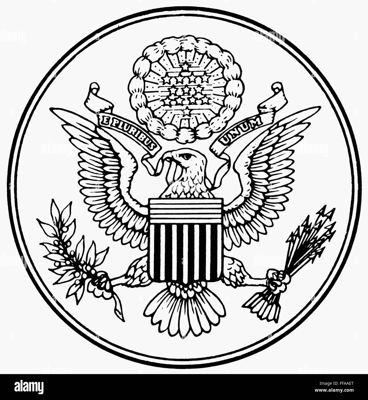 GREAT SEAL: UNITED STATES. /nThe Great Seal of the United States. NOTE ...