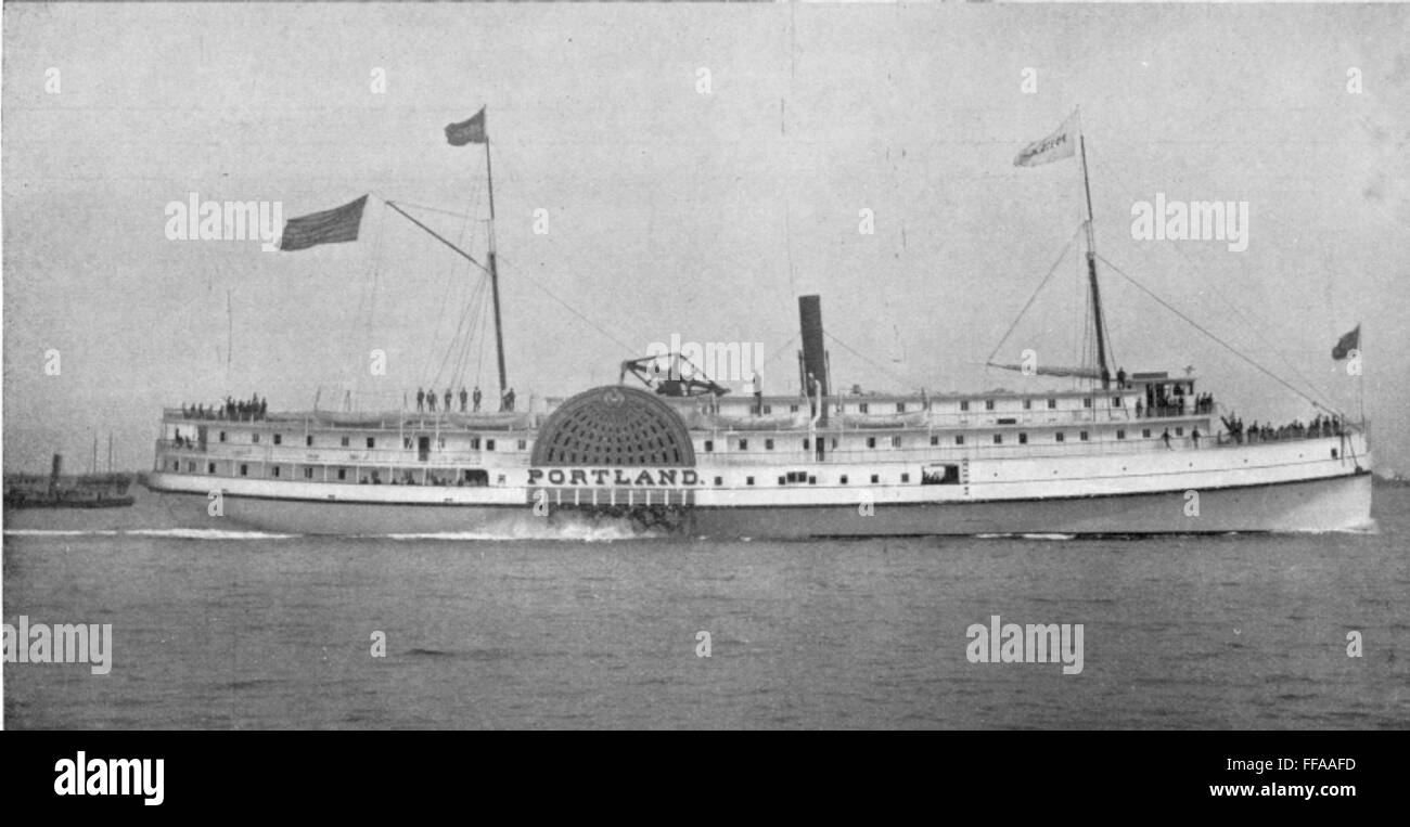 STEAMBOATS: ACCIDENTS. /nThe steamer 'Portland' of the Portland steam ...