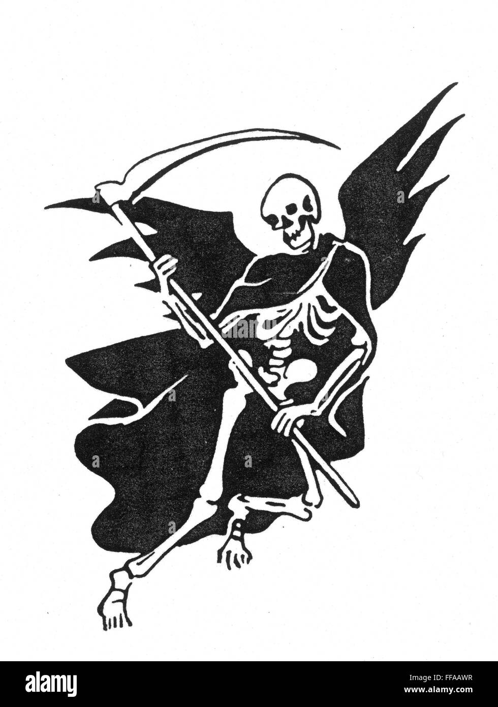 GRIM REAPER. /nPersonification of Death Stock Photo - Alamy