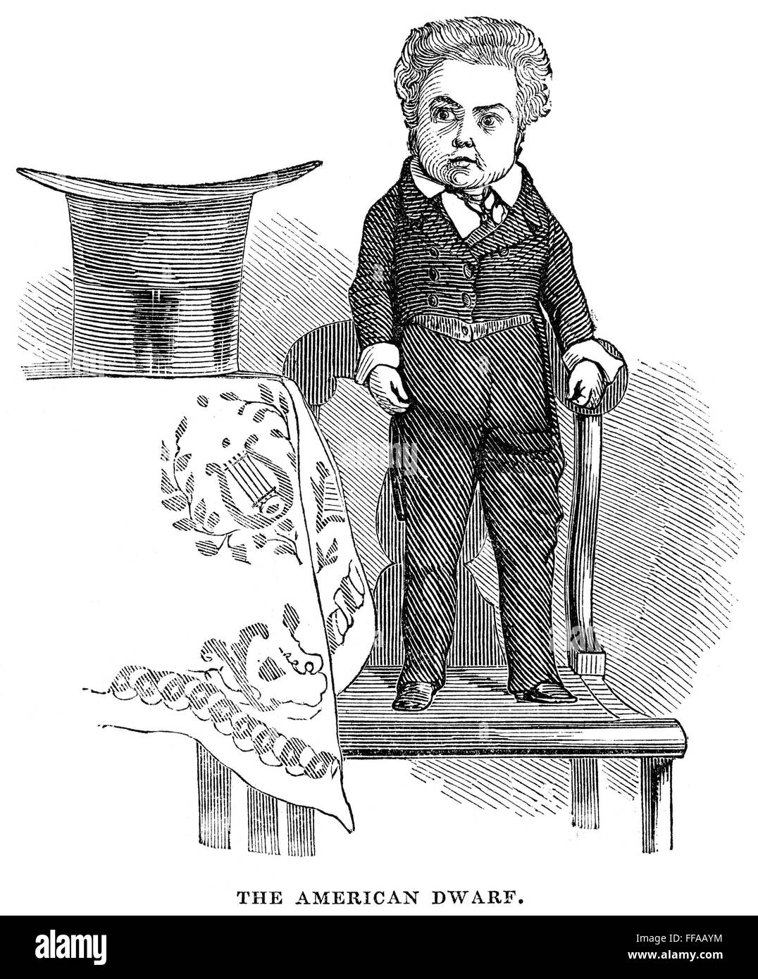 CHARLES STRATTON /n(1838-1883). 'General Tom Thumb.' American performer ...