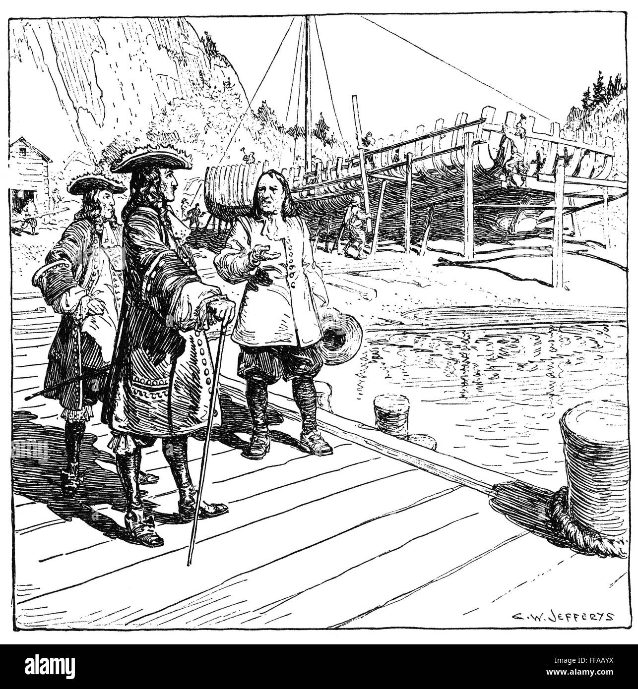 JEAN TALON (c1625-1694). /nFrench colonial administrator in Canada ...