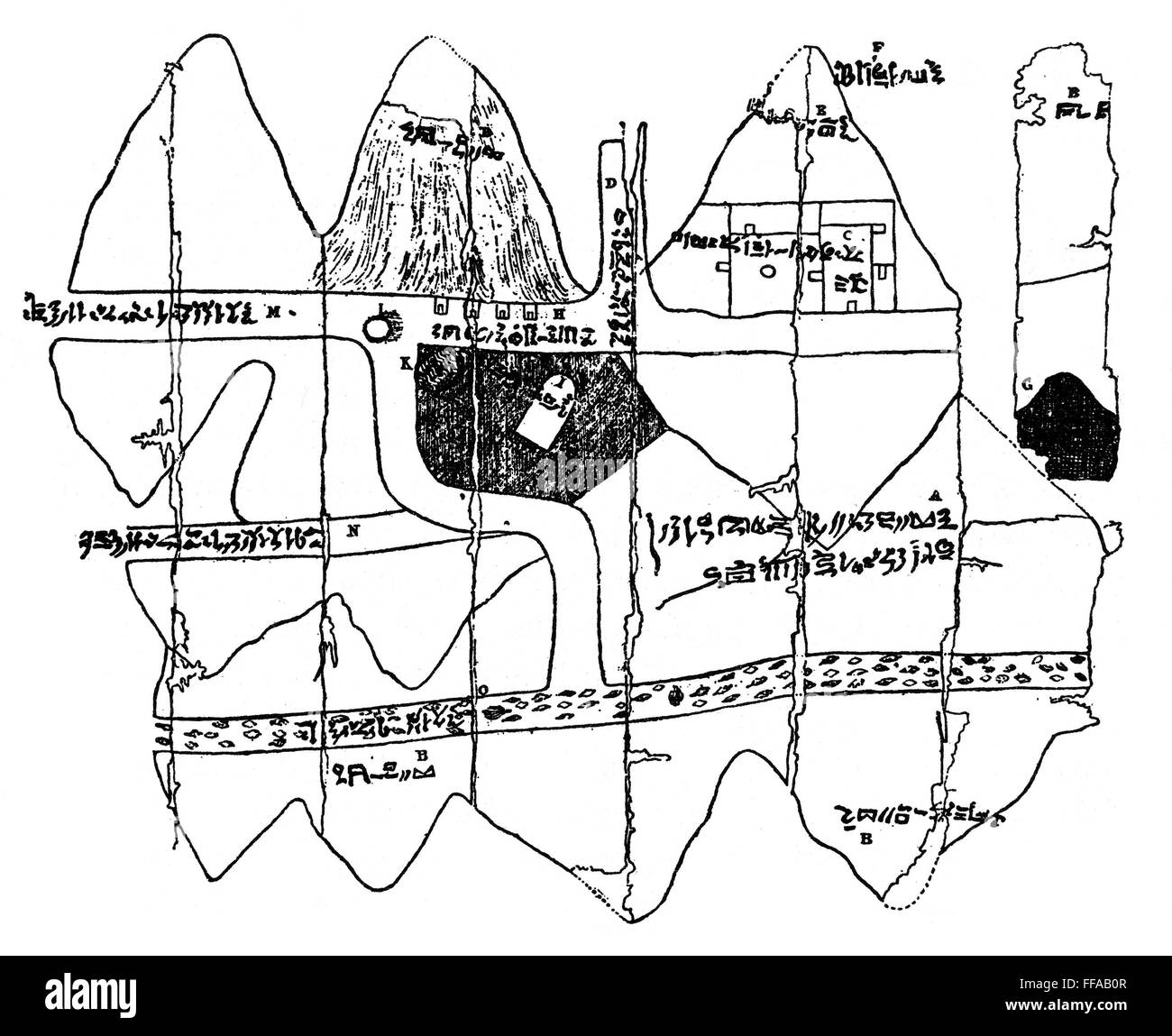 Ancient egypt map map High Resolution Stock Photography and Images - Alamy