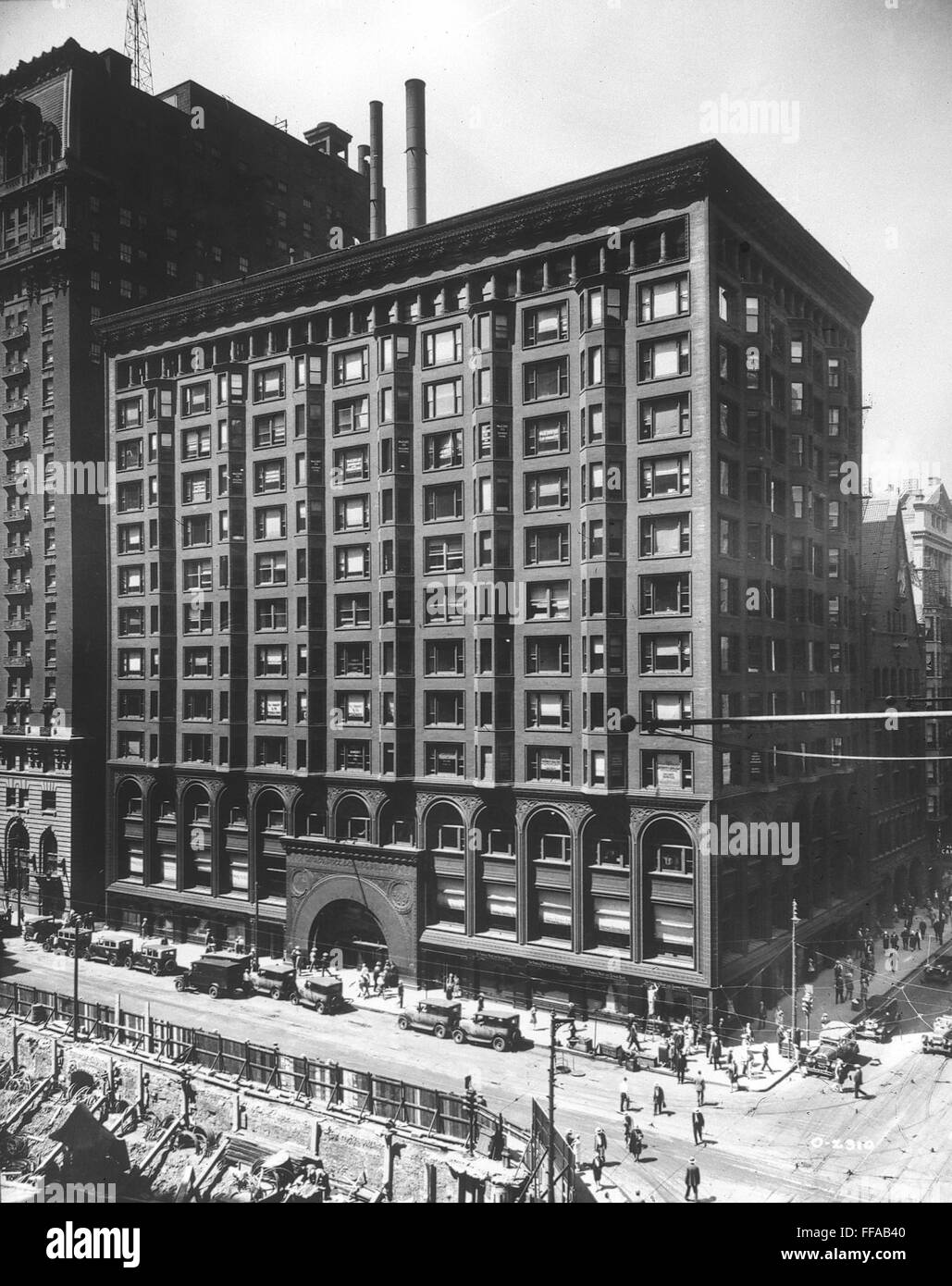 CHICAGO: STOCK EXCHANGE./nBuilt 1893-94. Designed by Dankmar Adler and ...
