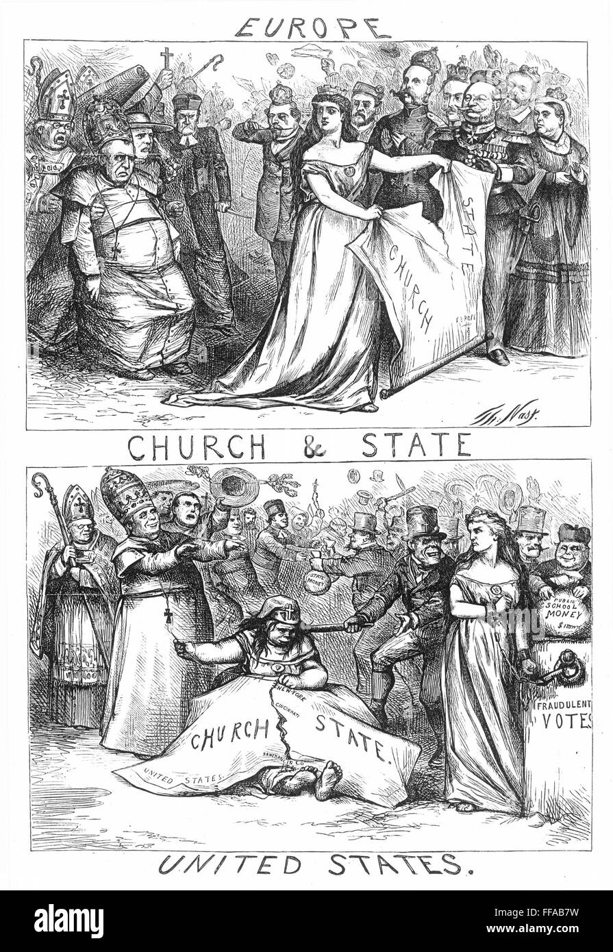 Catholic cartoon High Resolution Stock Photography and Images - Alamy