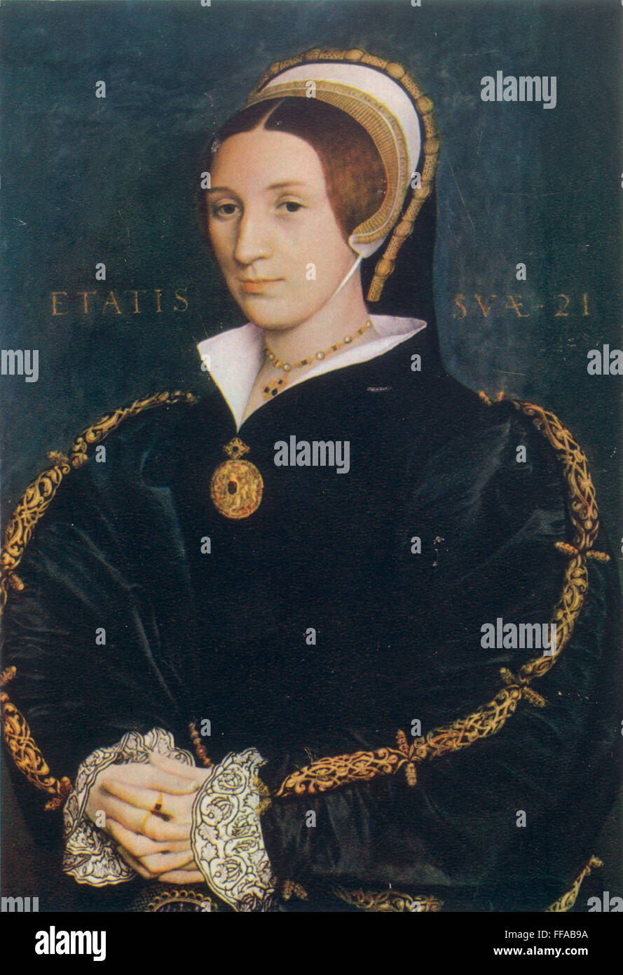 HOLBEIN: LADY, c1537. /nPortrait of a lady, previously identified as ...