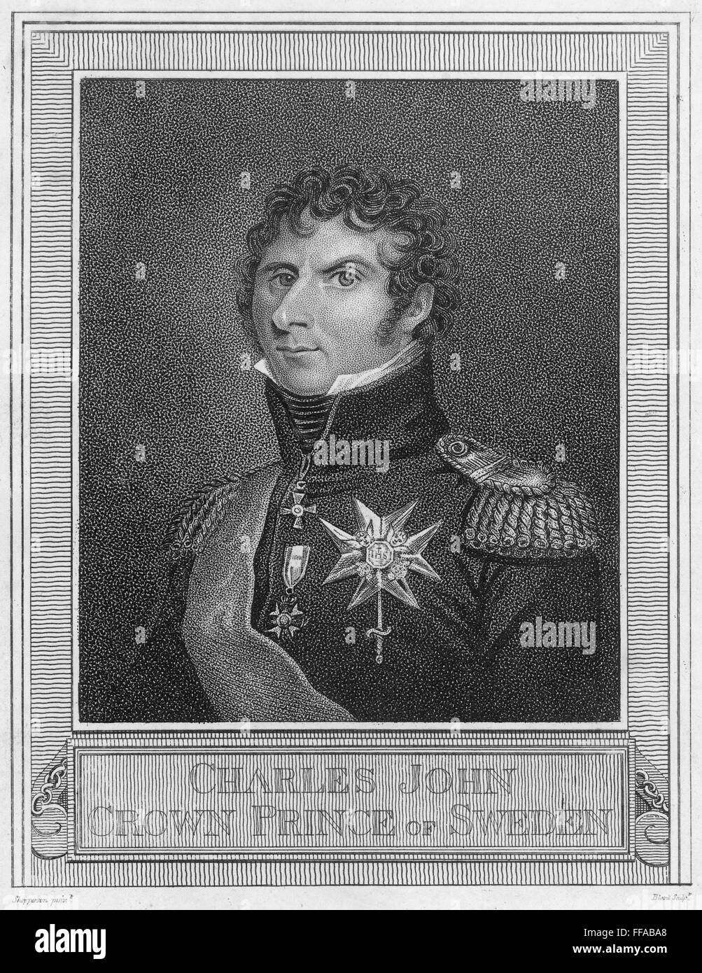 CHARLES XIV JOHN /n(1763?-1844). King of Sweden and Norway, 1818-1844 ...
